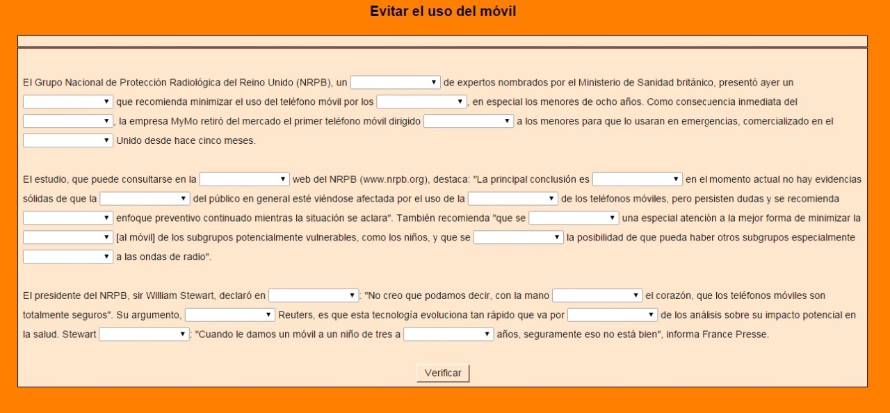 Comprensión Lectora :: eledestrezas